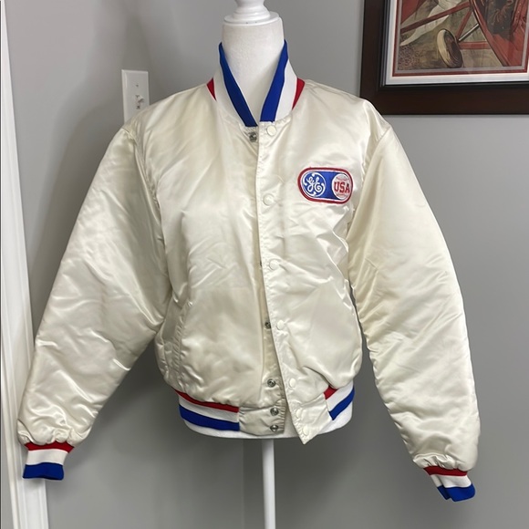 General Electric | Jackets & Coats | Vintage Mens Medium Usa Satin ...